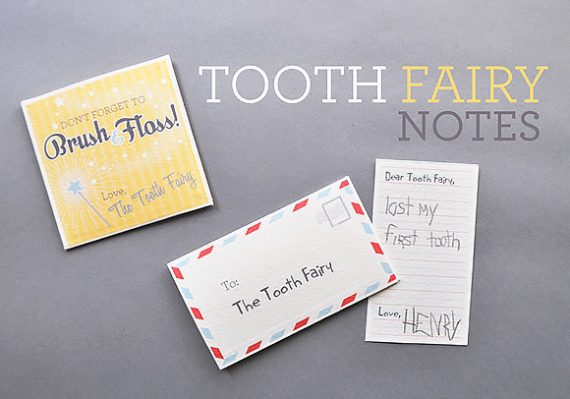 Printable Tooth Fairy Notes | Handmade Charlotte