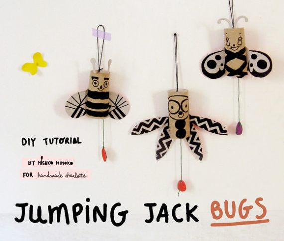 DIY Jumping Jack Bugs | Handmade Charlotte