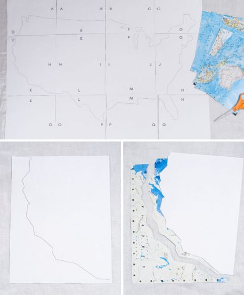 DIY Chalkboard Map | Handmade Charlotte