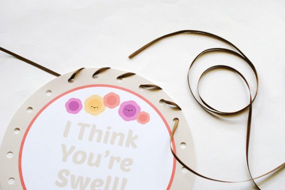 DIY Cheerful Lacing Art Printable | Handmade Charlotte