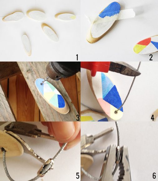 DIY Geometric Keychain | Handmade Charlotte