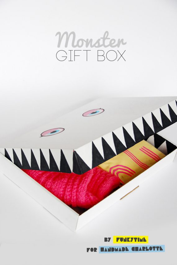 DIY Monster Gift Box | Handmade Charlotte