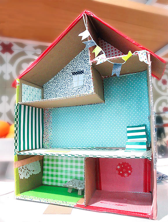 6 Ways To Make A Cardboard Dollhouse Handmade Charlotte 6 Ways To Make A Cardboard Dollhouse Handmade Charlotte