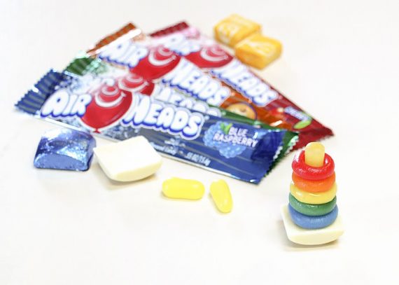 Candy Rainbow Rock-a-Stack Toy | Handmade Charlotte