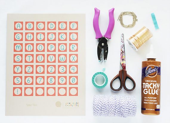 Printable Letter Tiles | Handmade Charlotte