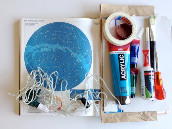 DIY Constellation Light Box | Handmade Charlotte