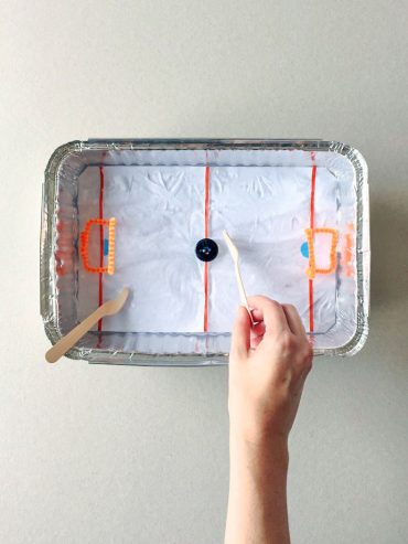 DIY Tabletop Ice Hockey Rink | Handmade Charlotte