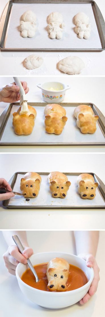 Hungry Hippo Rolls | Handmade Charlotte