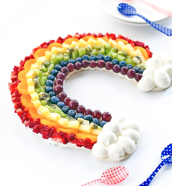 Rainbow Fruit Tart | Handmade Charlotte