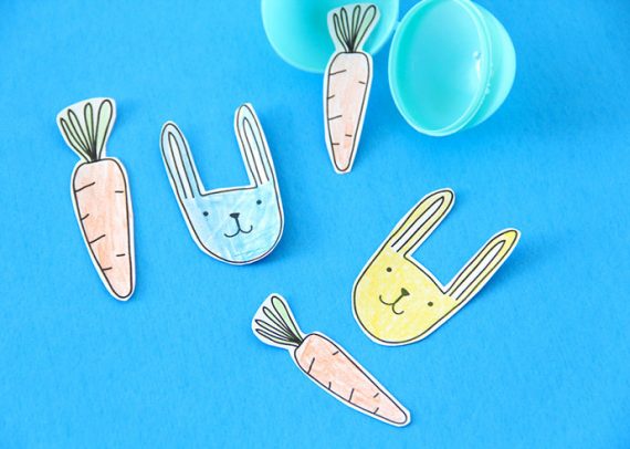 Cute Coloring Easter Sticker Printables | Handmade Charlotte