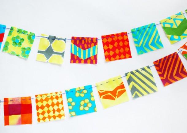 Let Your Colors Fly With Mini Fabric Flags | Handmade Charlotte