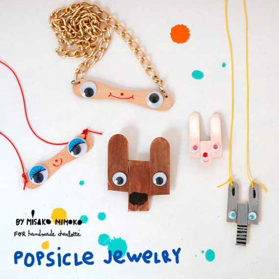 DIY Popsicle Stick Jewelry | Handmade Charlotte