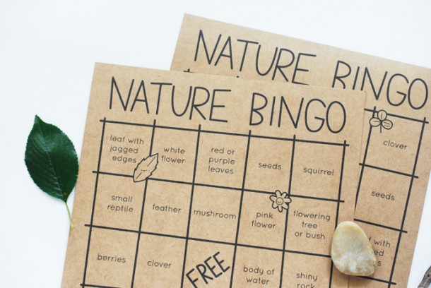 Celebrate the Great Outdoors with Nature Bingo | Handmade Charlotte