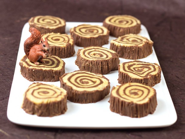 Lumberjacks Rejoice! A Recipe for Fudge Tree Rings | Handmade Charlotte