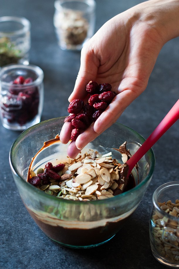 Chocolate Fruit and Nut Clusters | Handmade Charlotte
