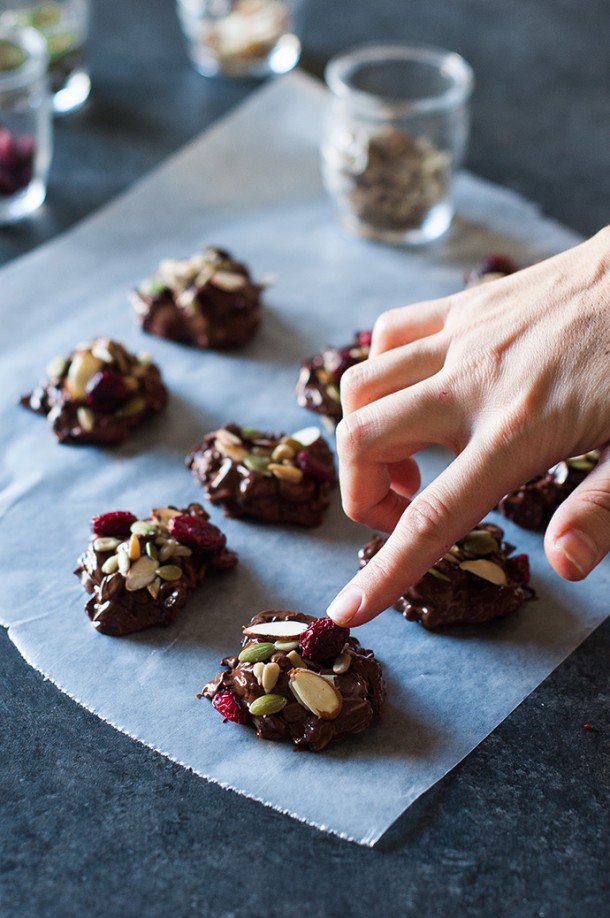 Chocolate Fruit and Nut Clusters | Handmade Charlotte