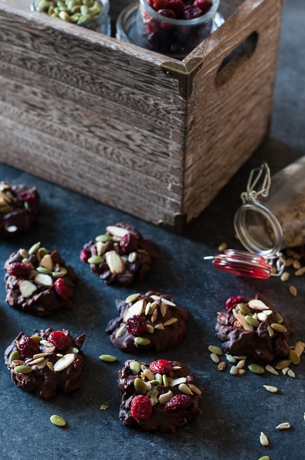 Chocolate Fruit and Nut Clusters | Handmade Charlotte