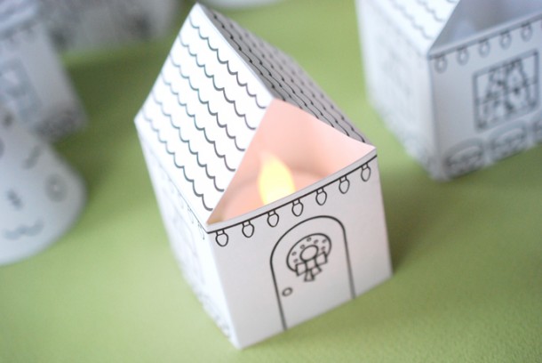 Create Christmas Memories with a Printable Village | Handmade Charlotte