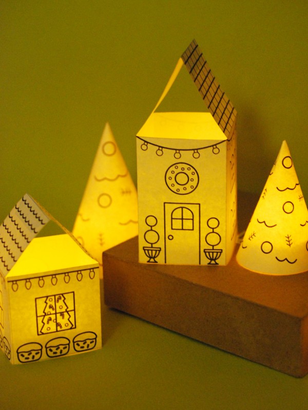 Create Christmas Memories with a Printable Village | Handmade Charlotte