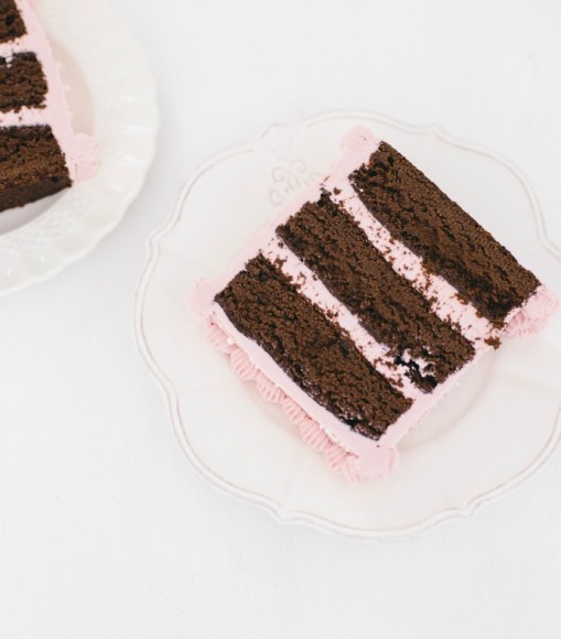 Rectangle Cake with Vanilla Buttercream | Handmade Charlotte