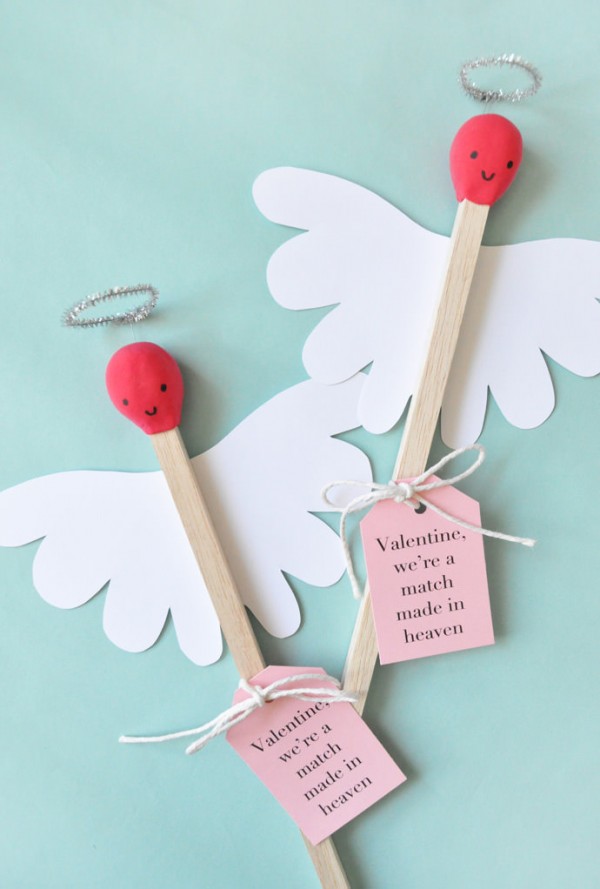 Giant Matchstick Valentine | Handmade Charlotte