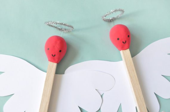 Giant Matchstick Valentine | Handmade Charlotte