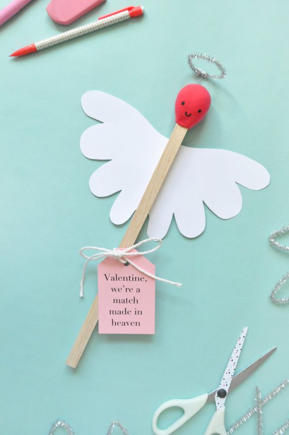 Giant Matchstick Valentine | Handmade Charlotte