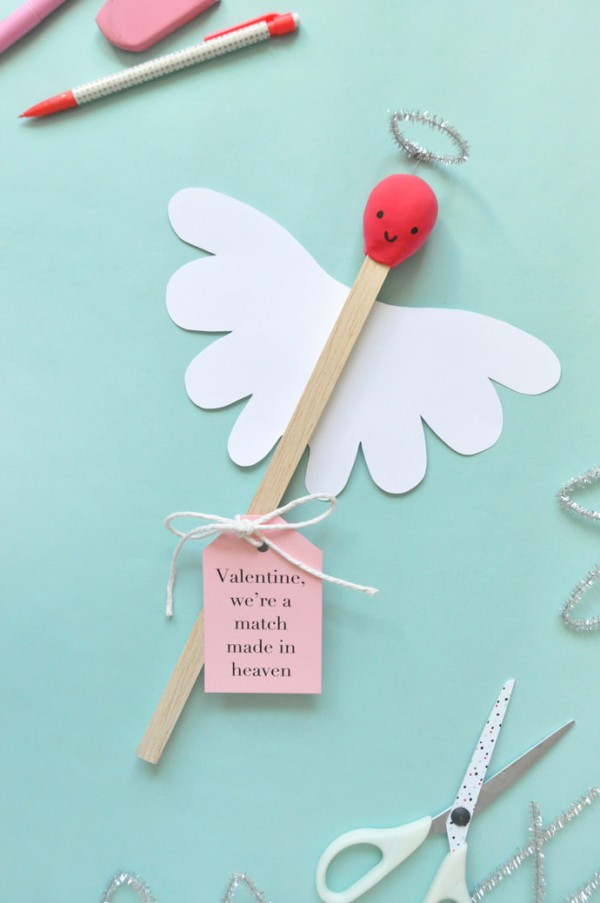 Giant Matchstick Valentine | Handmade Charlotte