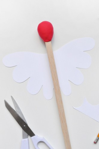 Giant Matchstick Valentine | Handmade Charlotte