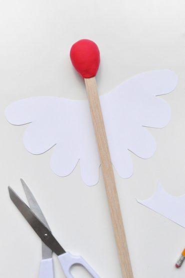 Giant Matchstick Valentine | Handmade Charlotte