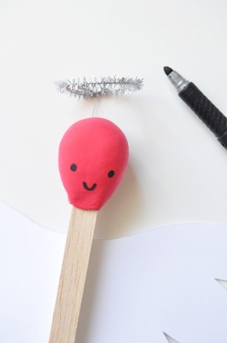 Giant Matchstick Valentine | Handmade Charlotte