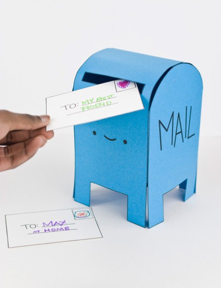Pretend Play with a Printable Happy Mail Box | Handmade Charlotte