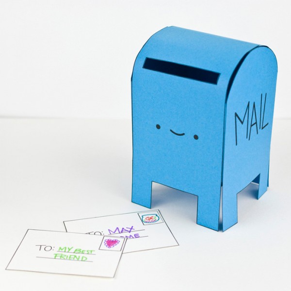 Pretend Play with a Printable Happy Mail Box | Handmade Charlotte