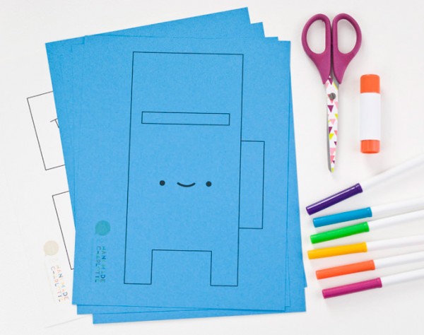 Pretend Play with a Printable Happy Mail Box | Handmade Charlotte