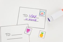 Pretend Play with a Printable Happy Mail Box | Handmade Charlotte