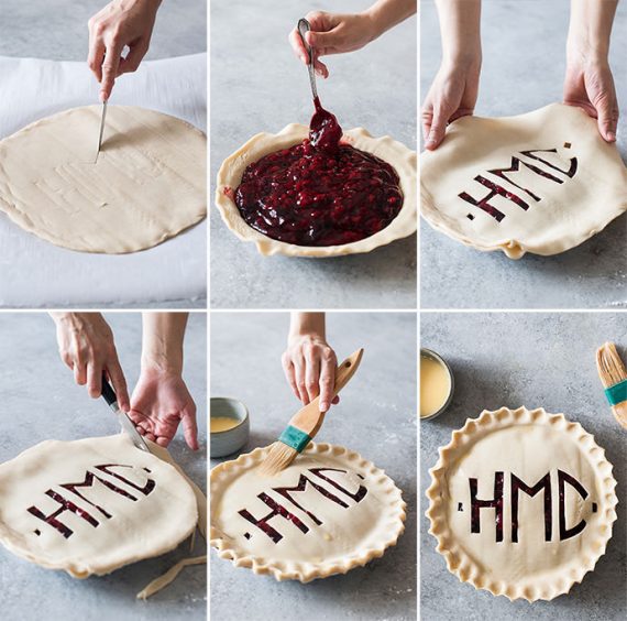 Monogrammed Pie Crust Tutorial | Handmade Charlotte