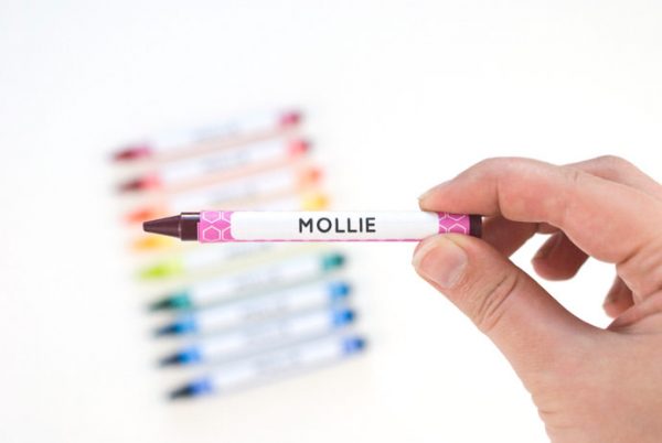 Printable Custom Crayon Wrappers | Handmade Charlotte