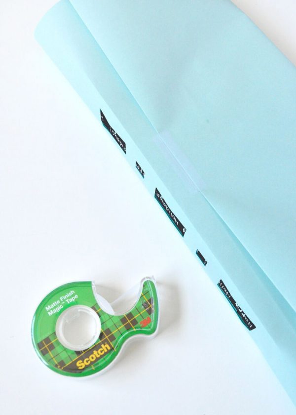 DIY Cassette Tape Gift Wrap | Handmade Charlotte