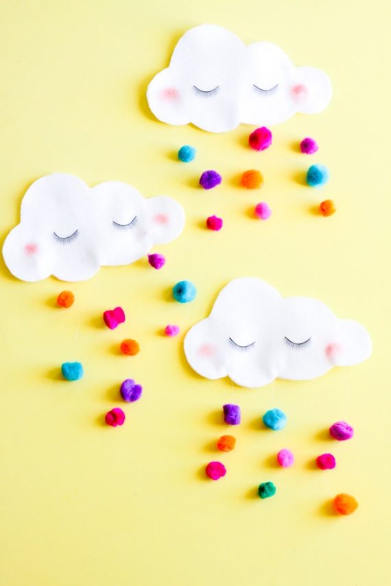 Rainbow Cloud Place Settings for St. Patrick’s Day | Handmade Charlotte