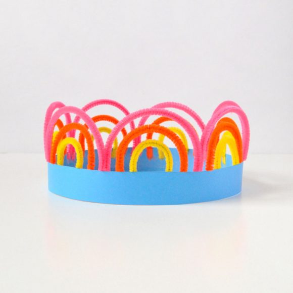 St Patrick’s Day Rainbow Crowns | Handmade Charlotte