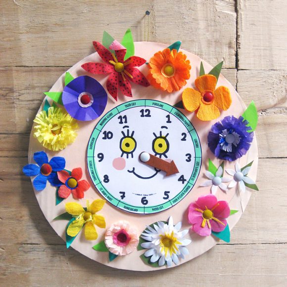 DIY Floral Toy Clock | Handmade Charlotte