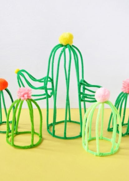 DIY Pipe Cleaner Cacti | Handmade Charlotte