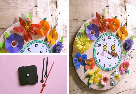 DIY Floral Toy Clock | Handmade Charlotte