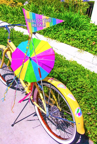 Printable Rainbow Bike Flags | Handmade Charlotte