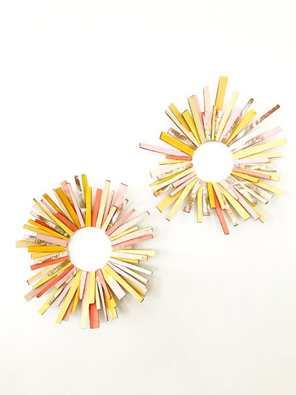 DIY Sun Ray Wreath | Handmade Charlotte