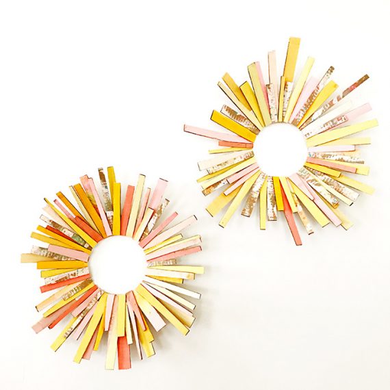 DIY Sun Ray Wreath | Handmade Charlotte