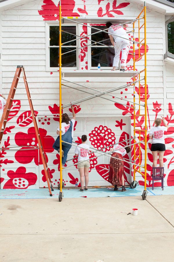 How to Paint a Gigantic Mural | Handmade Charlotte