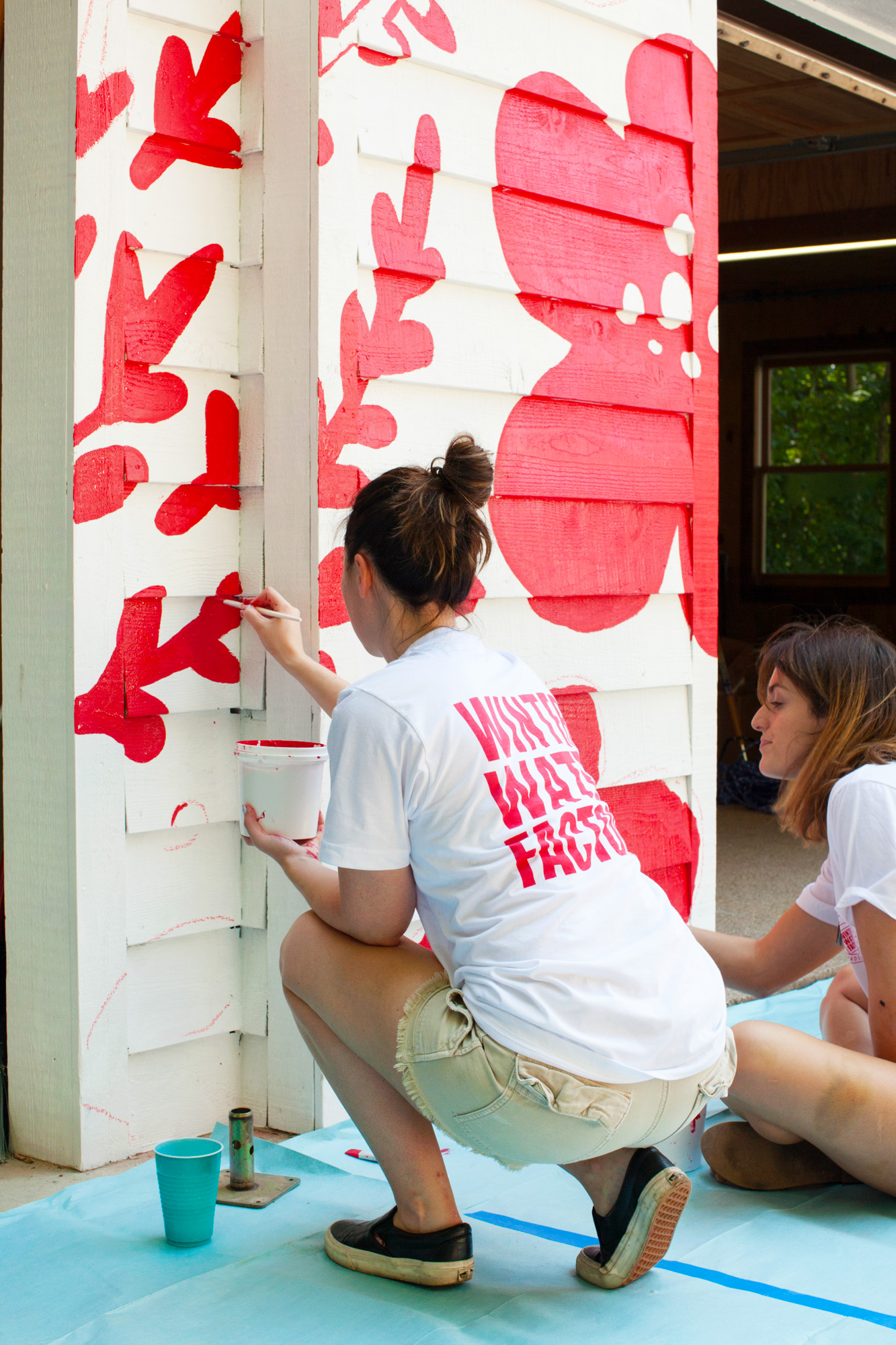 How to Paint a Gigantic Mural | Handmade Charlotte
