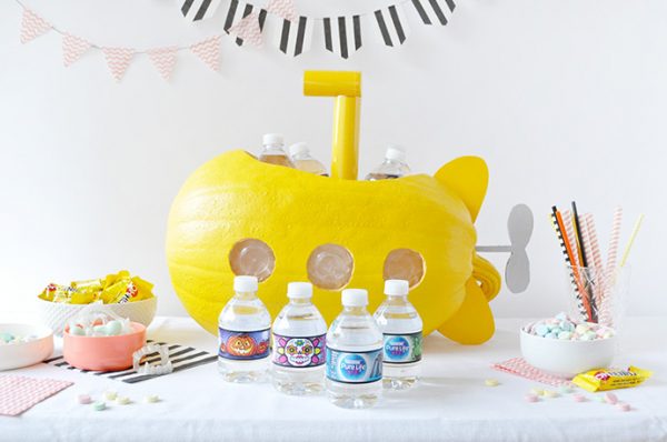 DIY Pumpkin Submarine Water Cooler | Handmade Charlotte