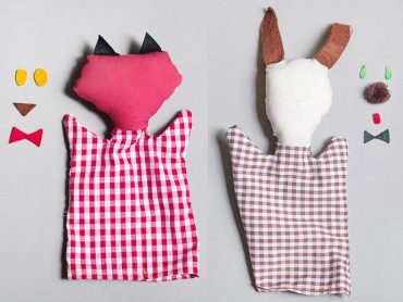 DIY Retro Halloween Hand Puppets | Handmade Charlotte